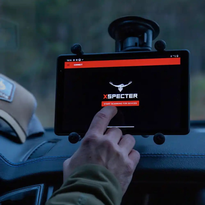 Trépied voiture XSPECTER T-CROW XRII 360° avec ventouses et tablette